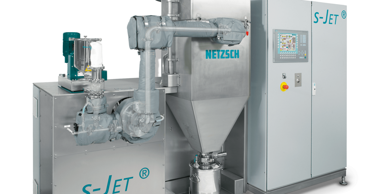 s-Jet 25 Laboratory-Scale-Steam Jet Mill - NETZSCH Grinding & Dispersing