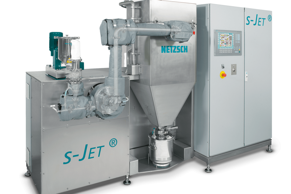 s-Jet 25 Laboratory-Scale-Steam Jet Mill - NETZSCH Grinding & Dispersing