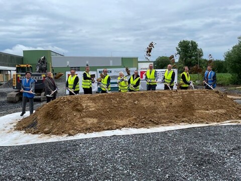 Spatenstich zum neuen Logistikzentrum der NETZSCH-Feinmahltechnik GmbH ...